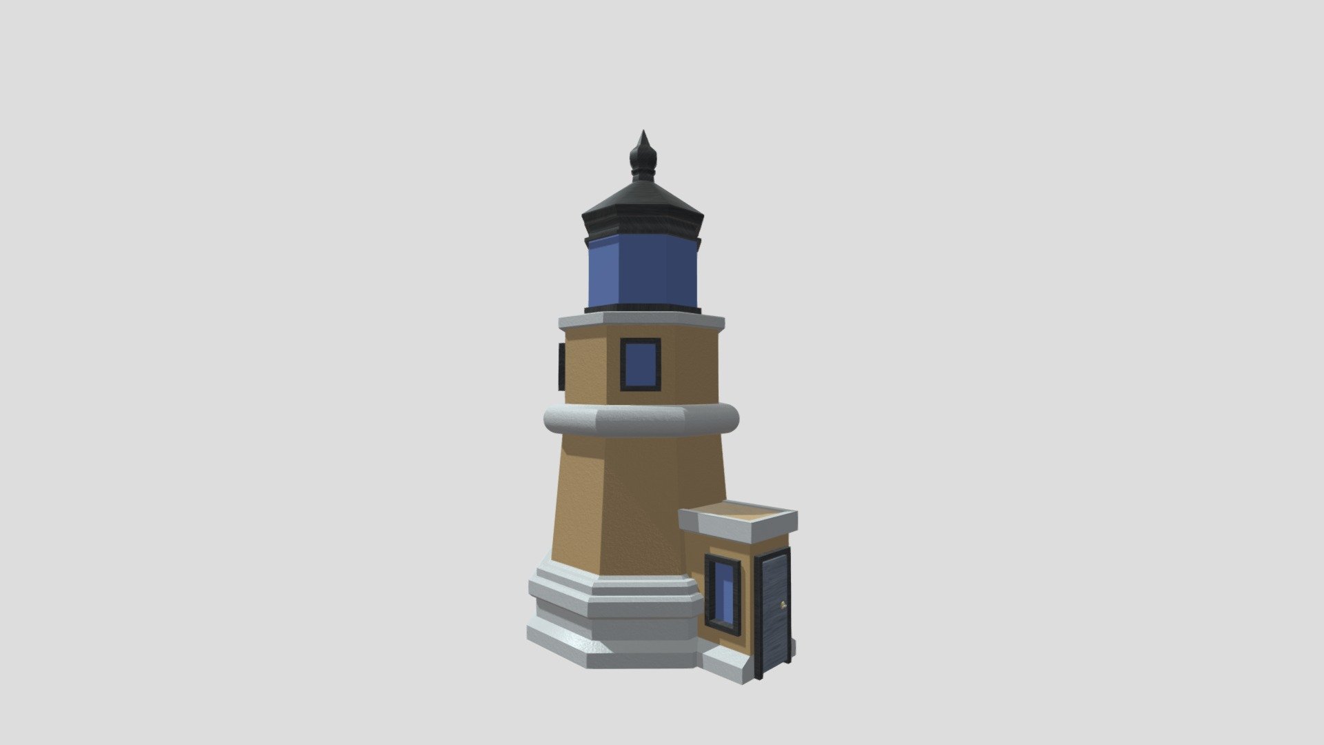 Rocky Split Lighthouse - 3D model by Rohan (@rohanjaiaprasat) [71f272a ...