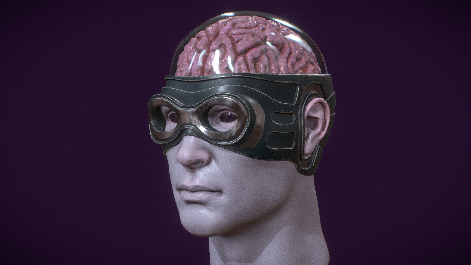 Sci-Fi Head - 3D model by senseimitz [71f29ad] - Sketchfab
