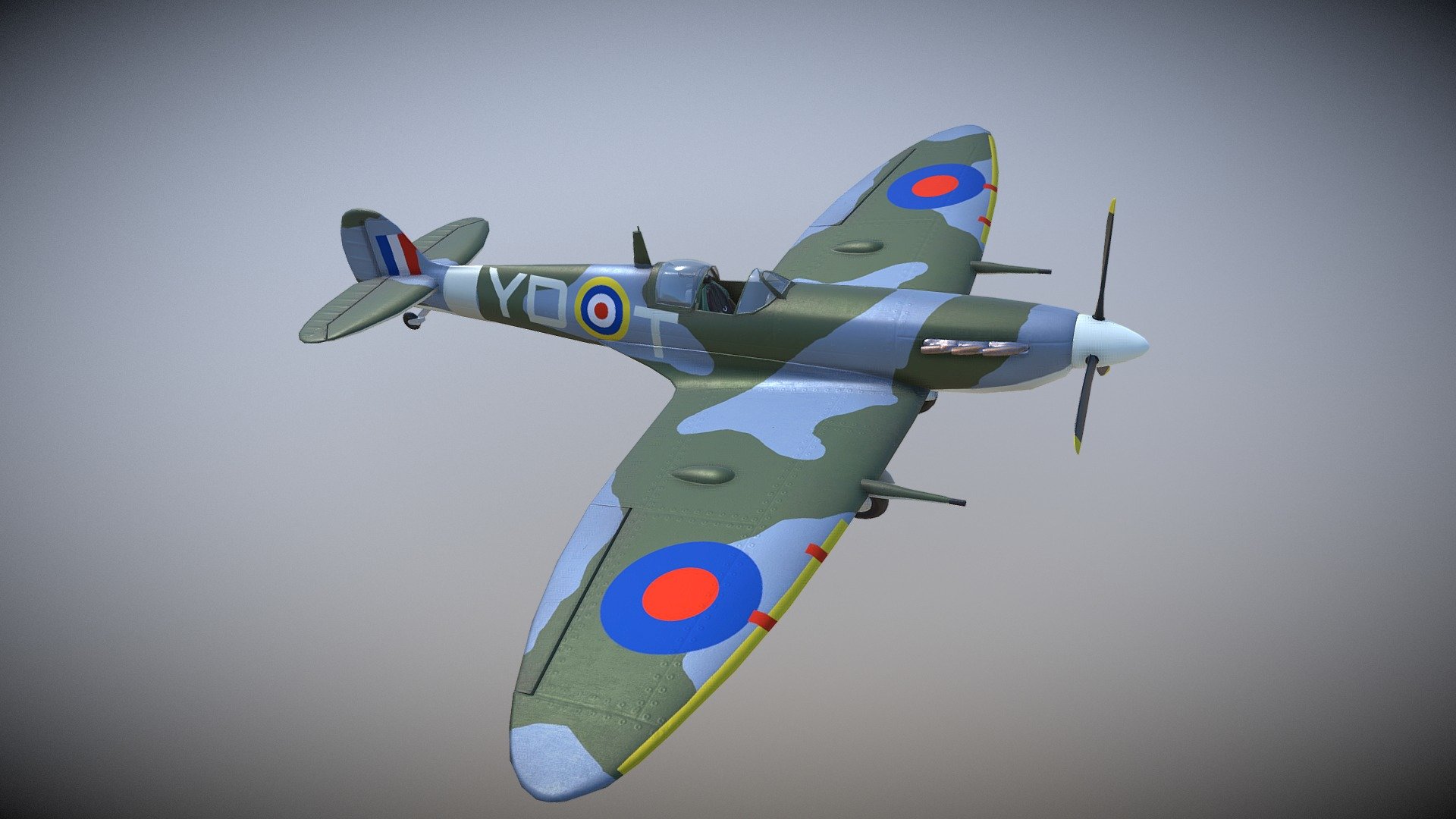 Spitfire - 3D model by Matt (@theMatt_Hatter) [71f4a61] - Sketchfab
