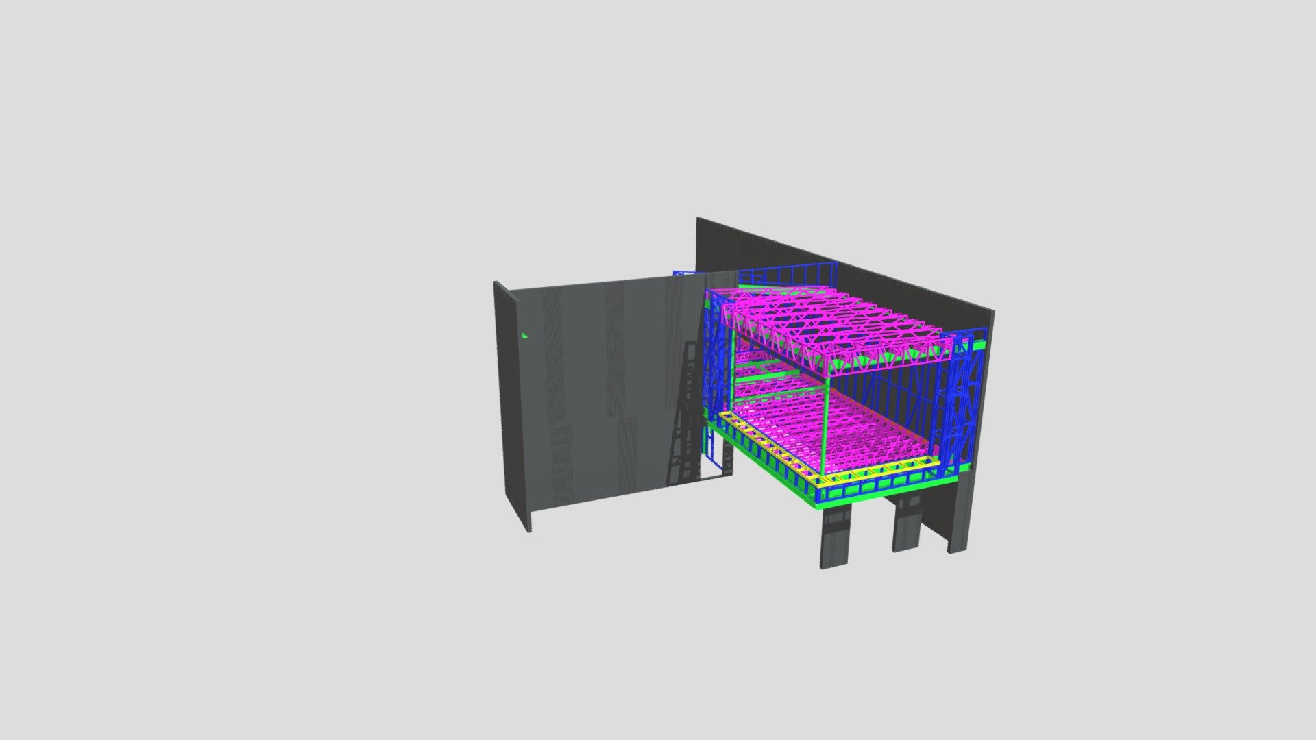 Q1190_Warehouse 2 - 3D model by M-MODULAR [71f4fdd] - Sketchfab