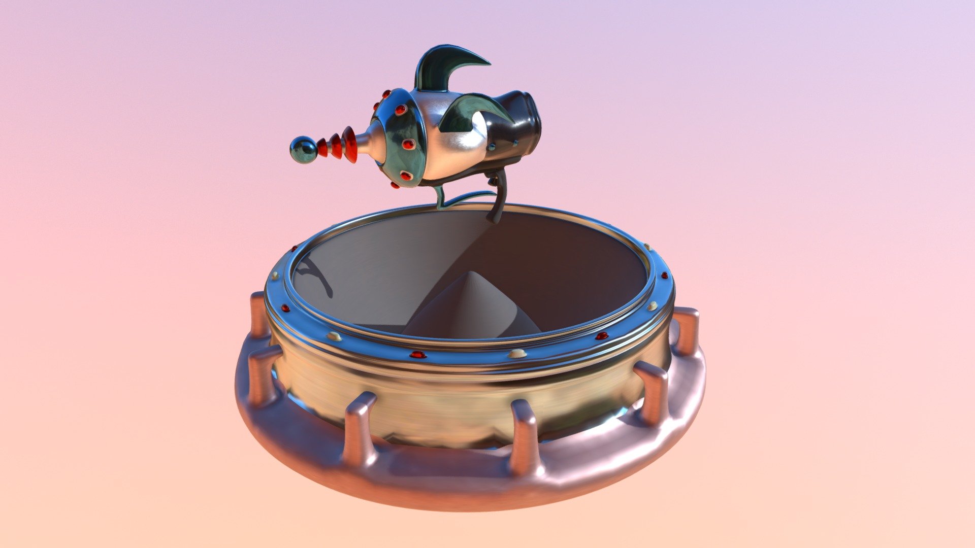 spaceAceGun - 3D model by maglions [71f561a] - Sketchfab