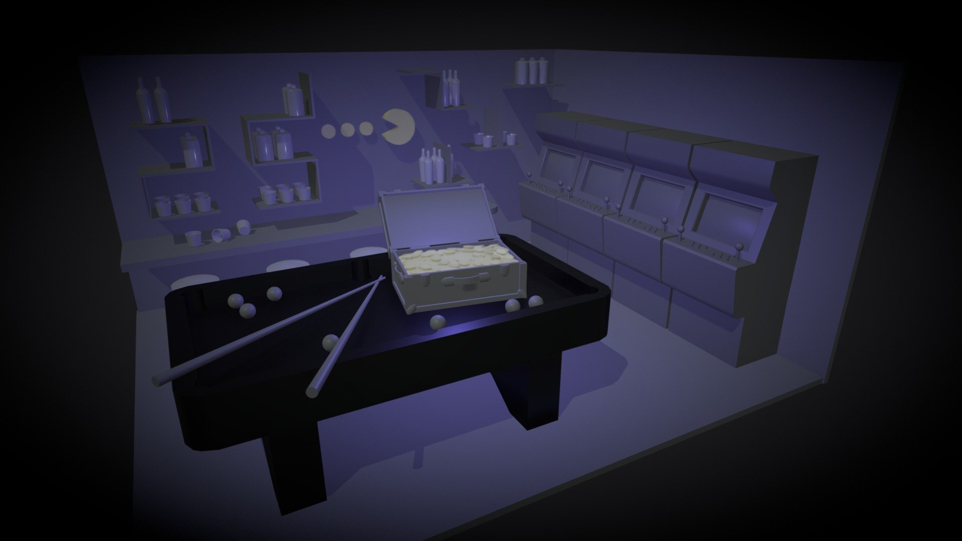 Scena_ARCADE ROOM_2 - 3D model by adela.arux [71f6ecc] - Sketchfab