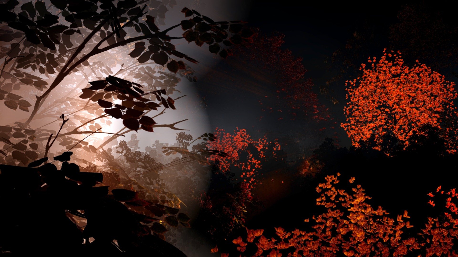 HDRI - SKY BOX 8K - GHOSTLY EVENING GARDEN - Download Free 3D model by ...