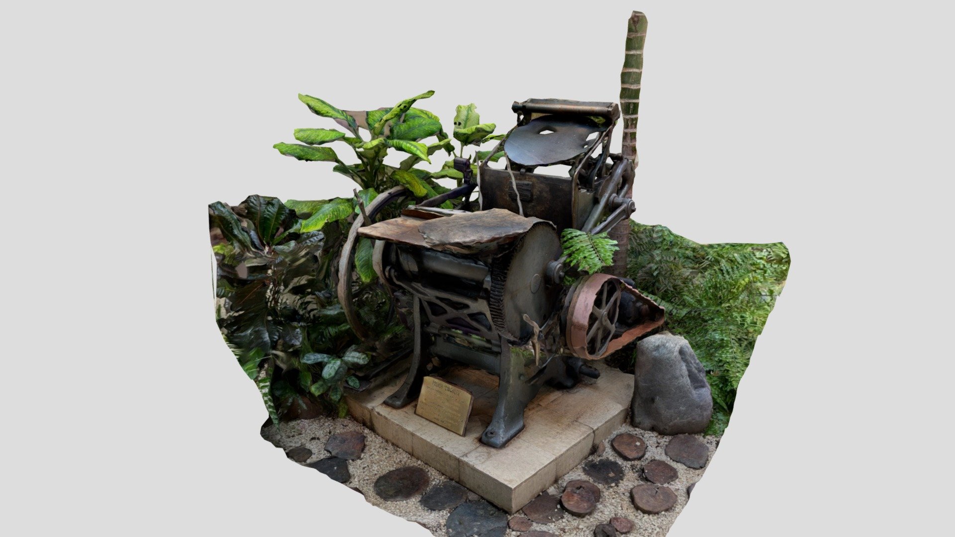 Vintage printing press - Download Free 3D model by jovrnalism [71f9431 ...