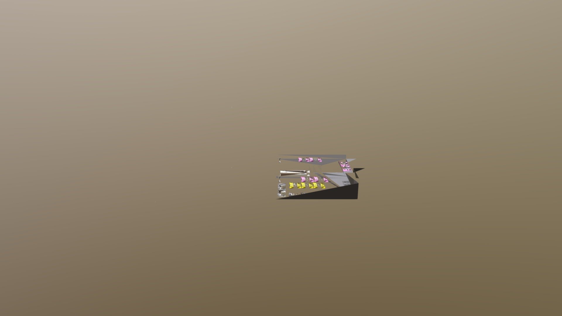 Gold room - 3D model by designerelise [71f97ad] - Sketchfab