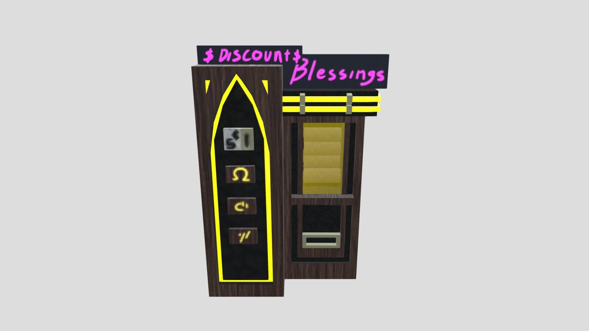 Confessional Scroll Vending Machine - 3D model by BartlomiejByczkowski ...