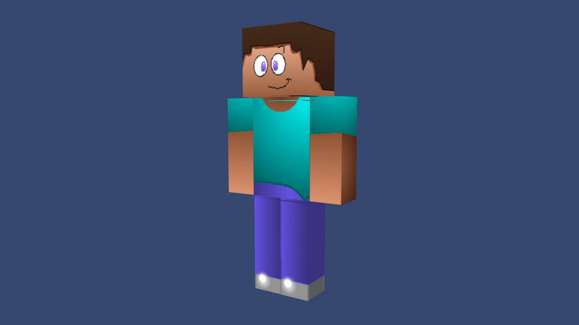 Minecraft Steve (My Texture Redesign) - 3D model by RomyBlox1234 ...