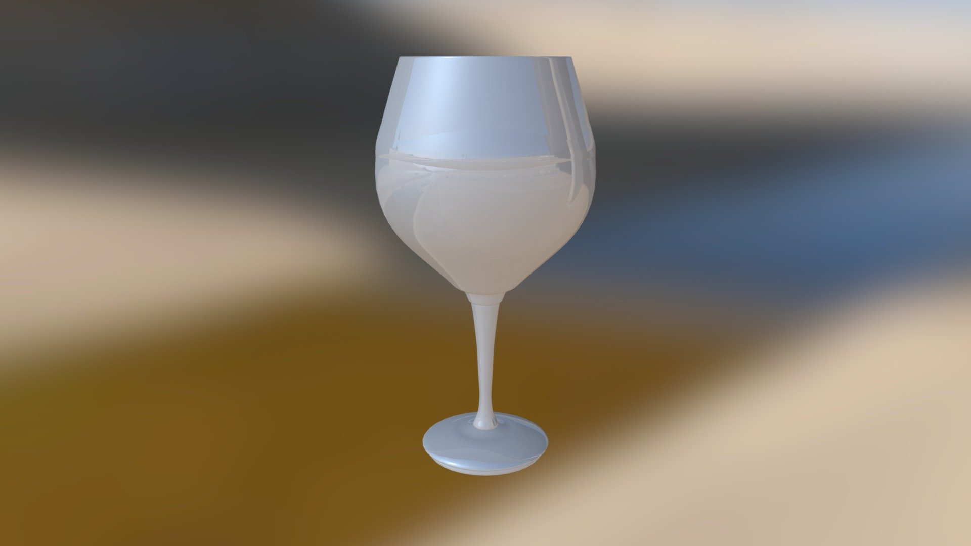 Day 3 (wine glass) - 3D model by Fellis [71faab7] - Sketchfab
