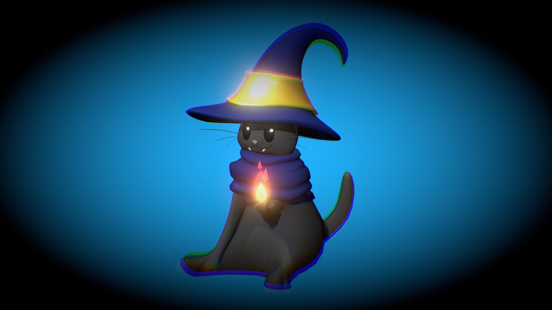 Mage Cat - 3D model by Sarantisama [71fb5a6] - Sketchfab