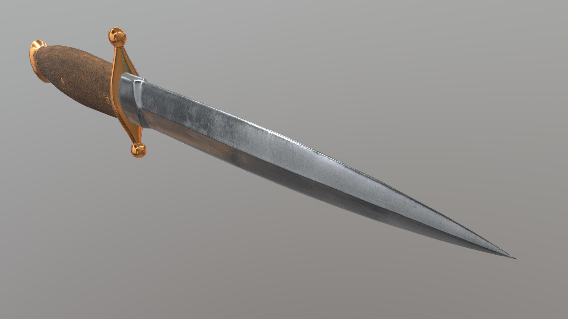Dagger - 3D model by bc-Azuara [71fd6a2] - Sketchfab
