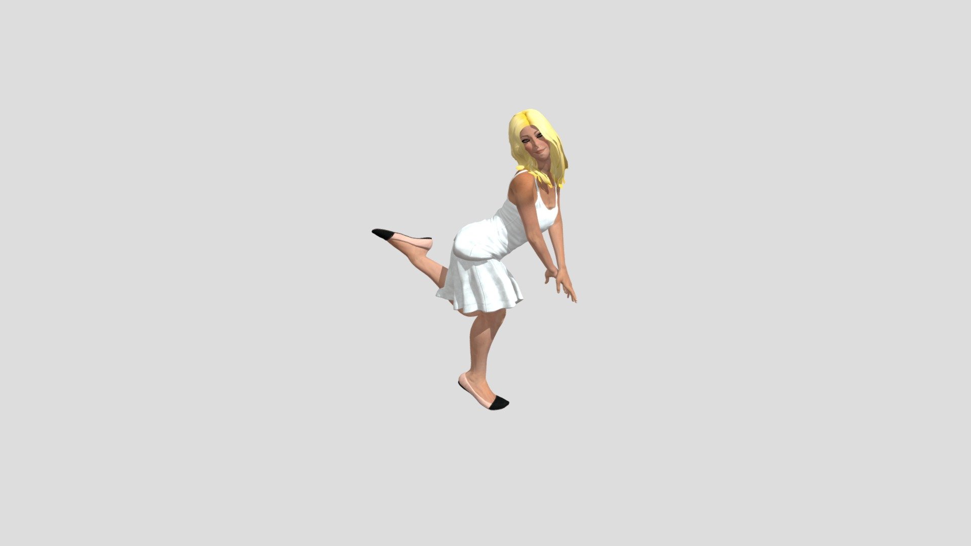 Female Standing Pose - 3D model by alexiav [71ff2be] - Sketchfab