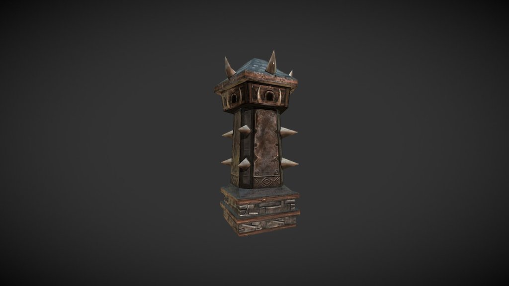 RTS Fantasy Buildings - Orc Tower - Buy Royalty Free 3D model by Dragan ...