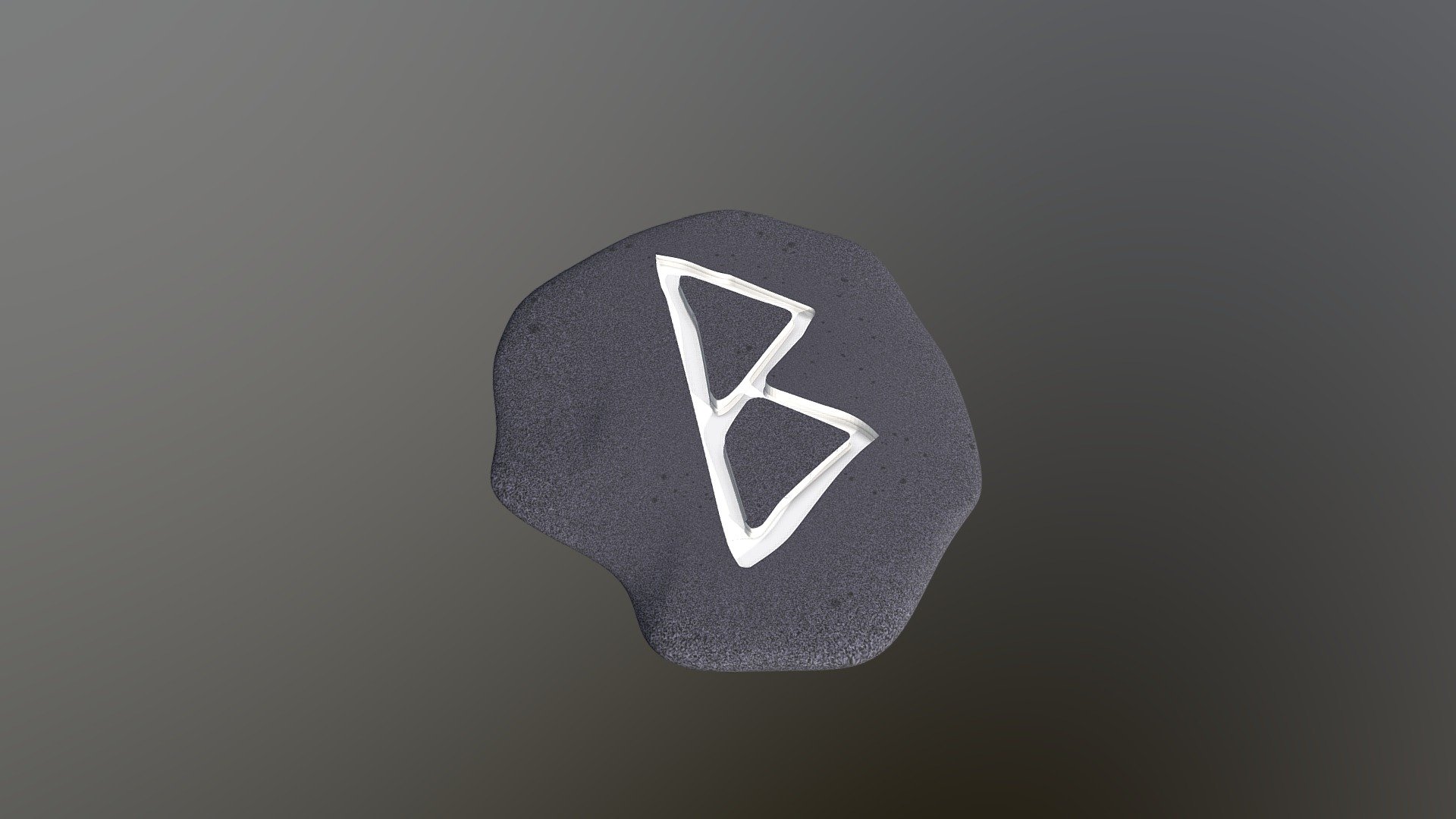 Berkana Rune - 3D model by AlexisAbbott [72004f9] - Sketchfab