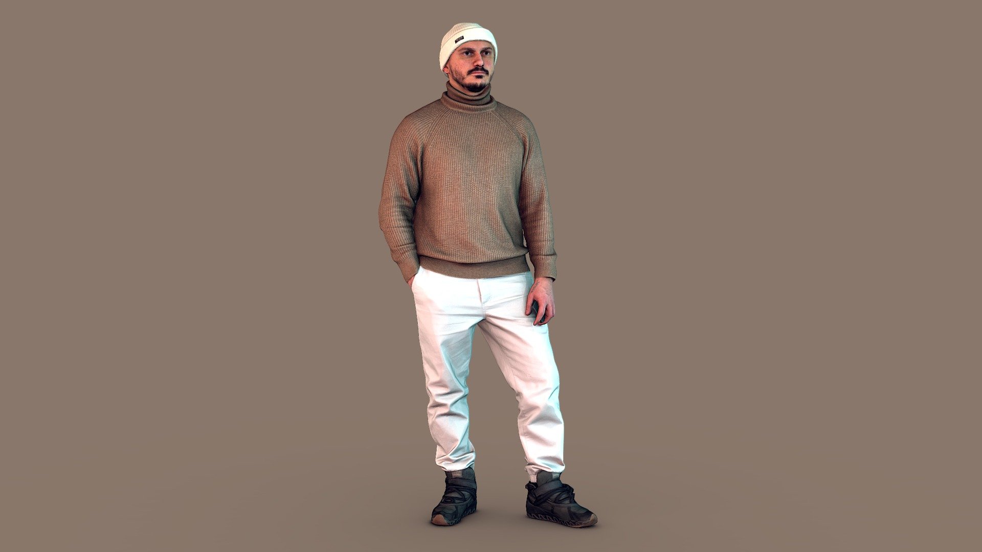 Turtleneck Guy - 3D model by kanistra [7201096] - Sketchfab