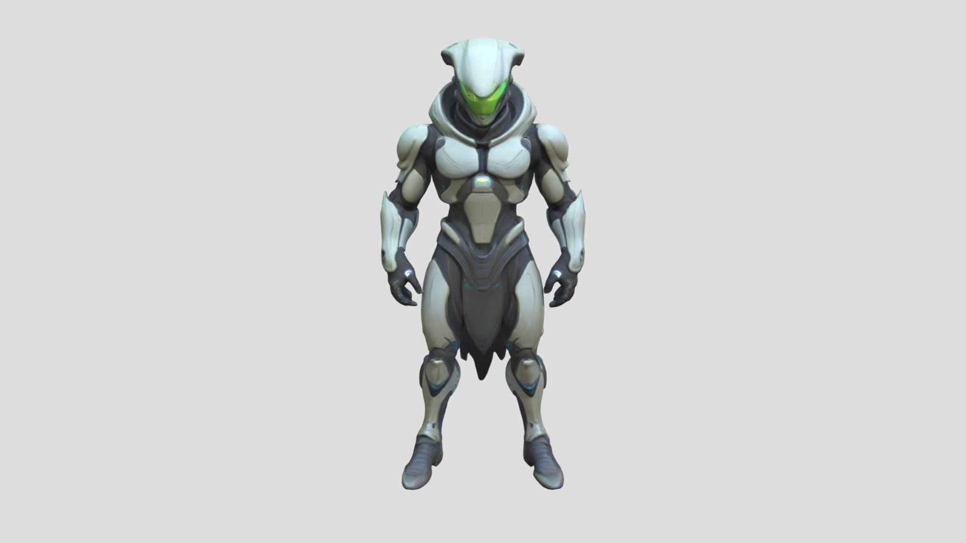 Sci Fi Alien game character - 3D model by lshorts470 [7202e54] - Sketchfab