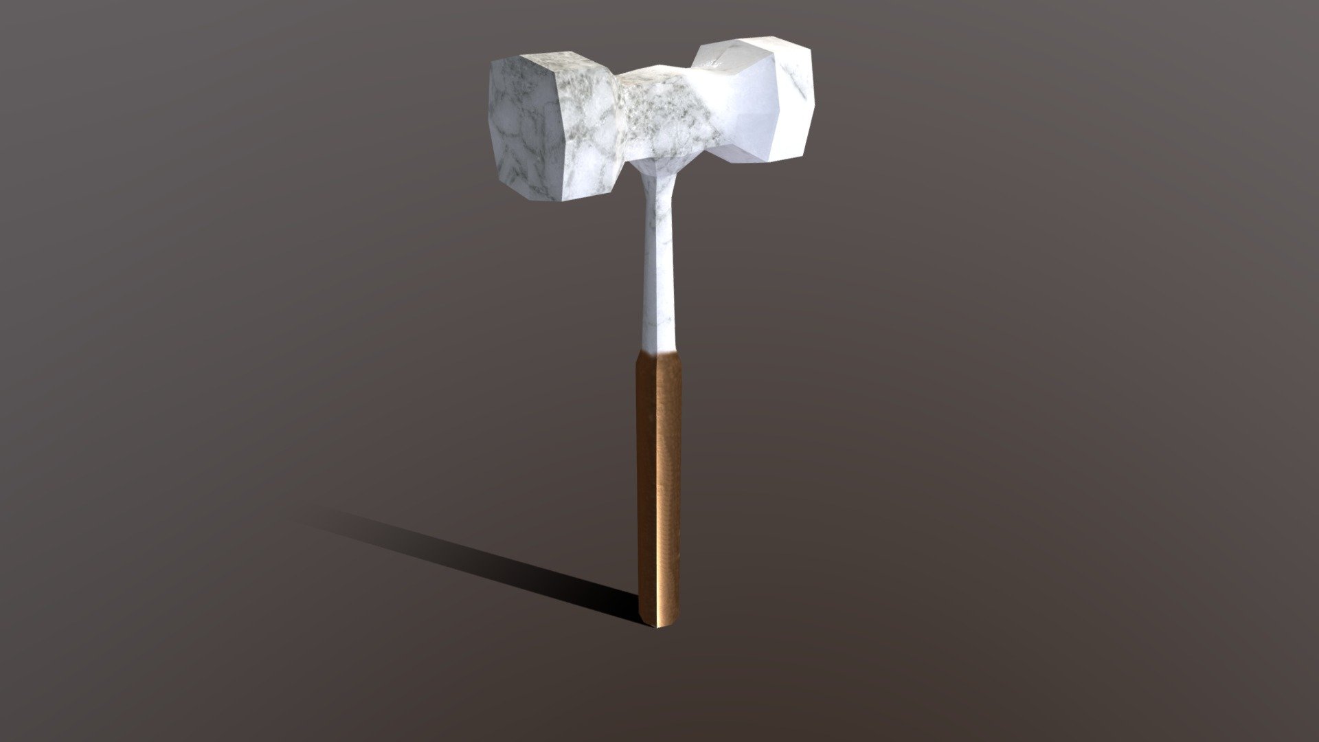 Textured Hammer - 3D model by offthestall13 [72035e5] - Sketchfab