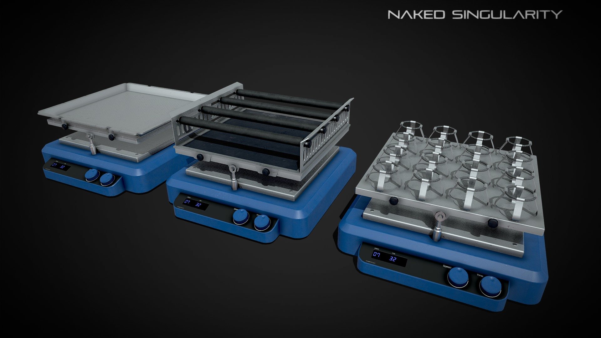 Rocking Platform - Shaker | Laboratory PBR - Buy Royalty Free 3D model ...