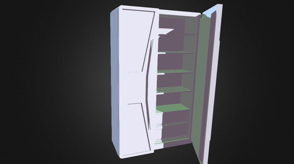 Fridge_1 - 3D model by jonnyfranzke [72067fc] - Sketchfab