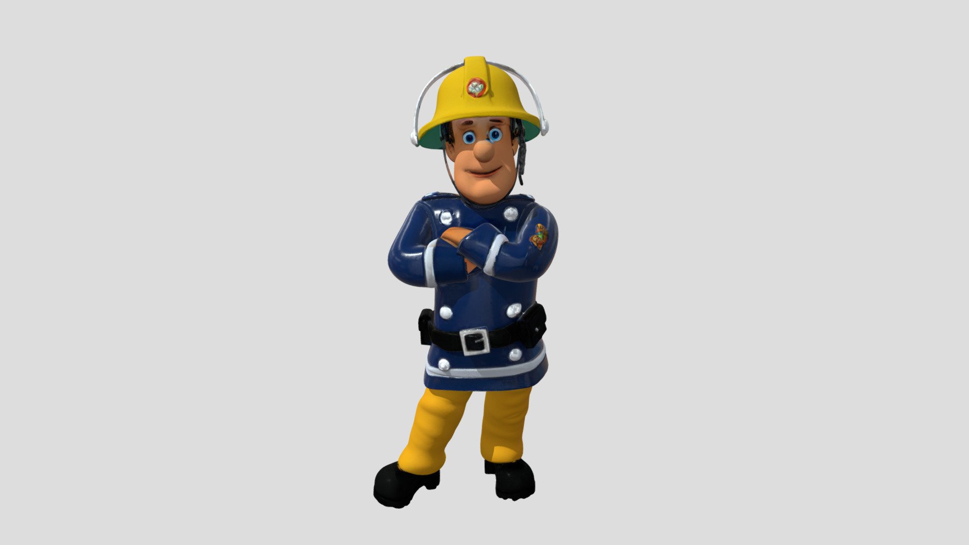 Fireman sam - 3D model by esquilinbuck2 [72077f6] - Sketchfab