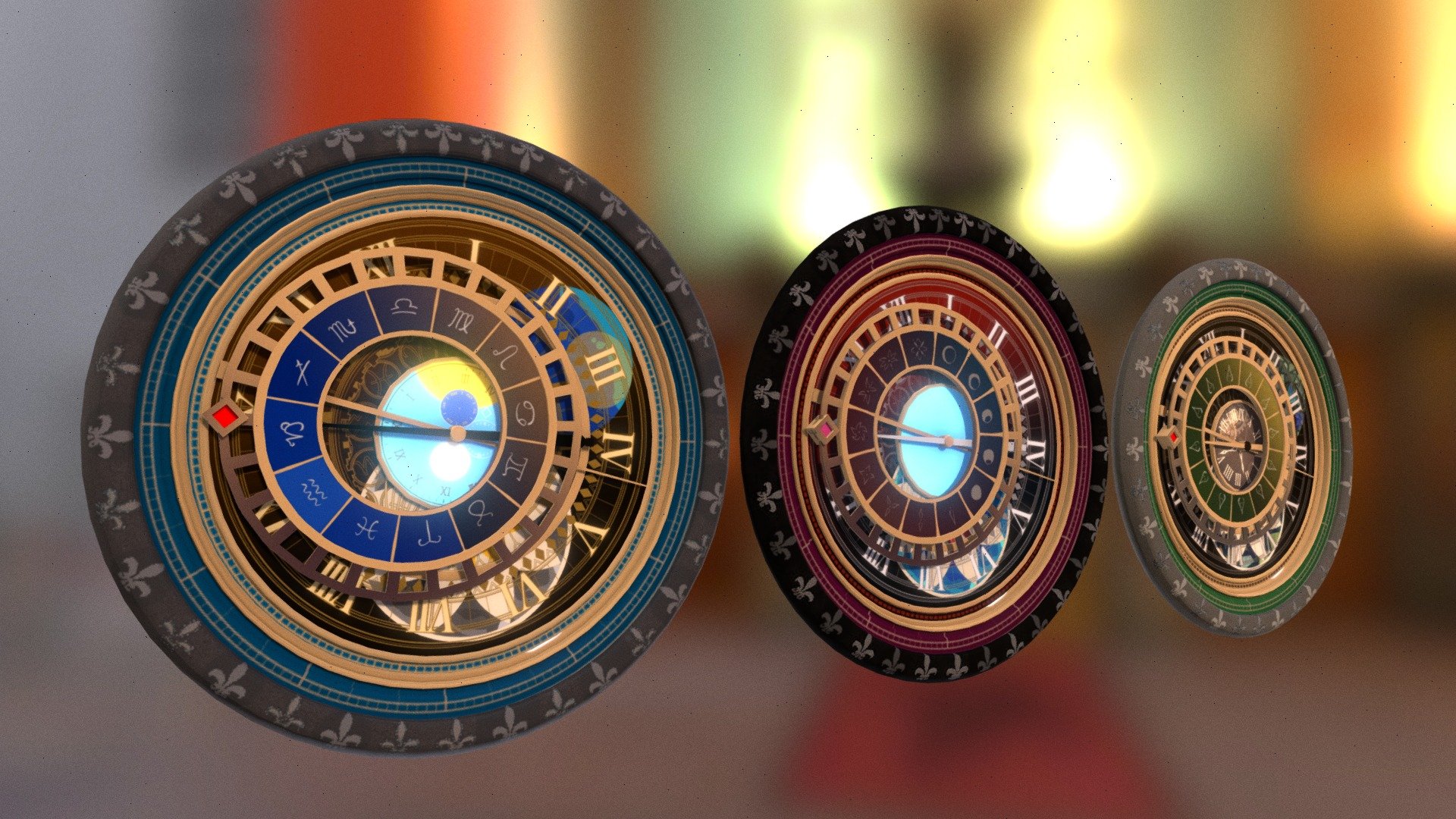 clock - Download Free 3D model by batata (@i55121127) [7207c9e] - Sketchfab