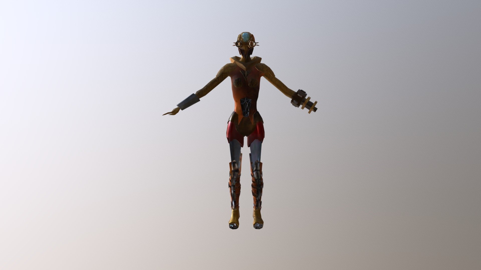 Steambot Female - 3D model by Norokii [7208f13] - Sketchfab