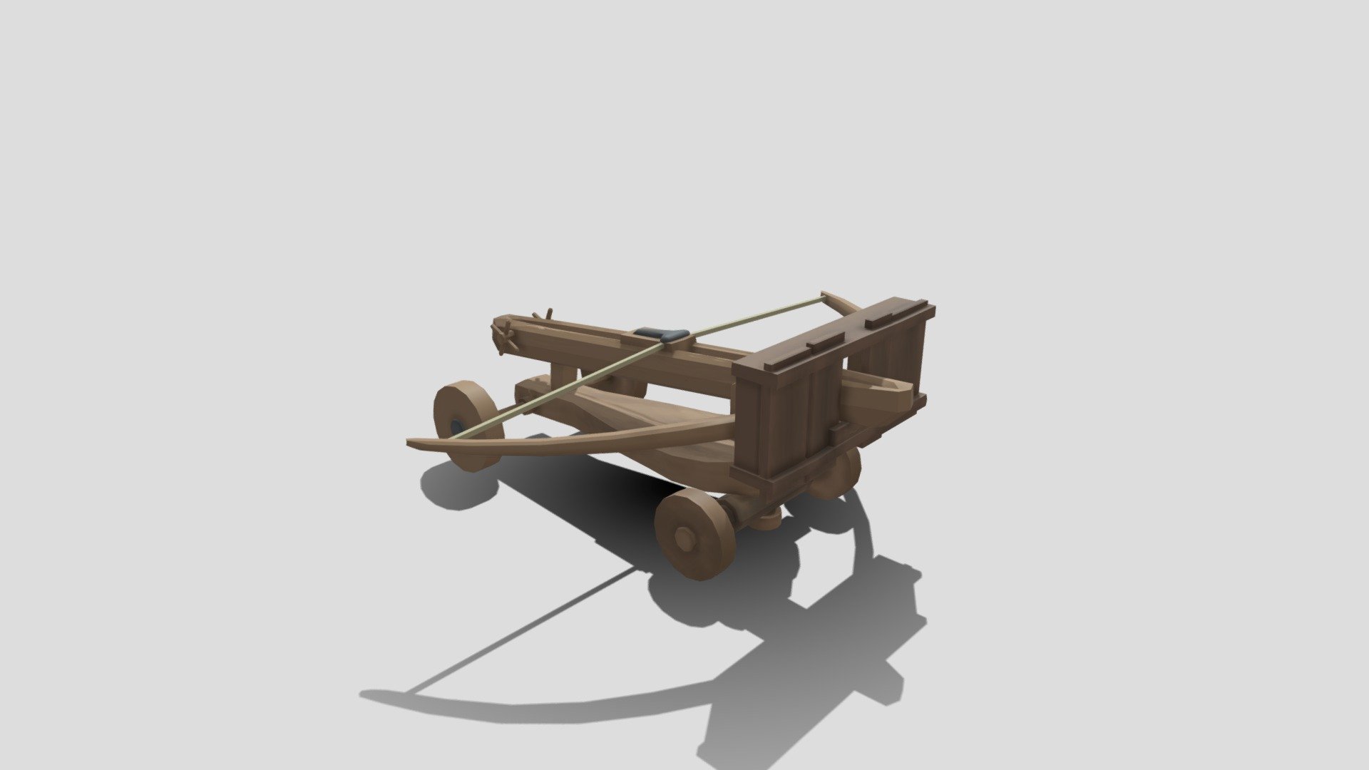 Medieval lowpoly stylized balista - 3D model by Jendimir [7209532 ...