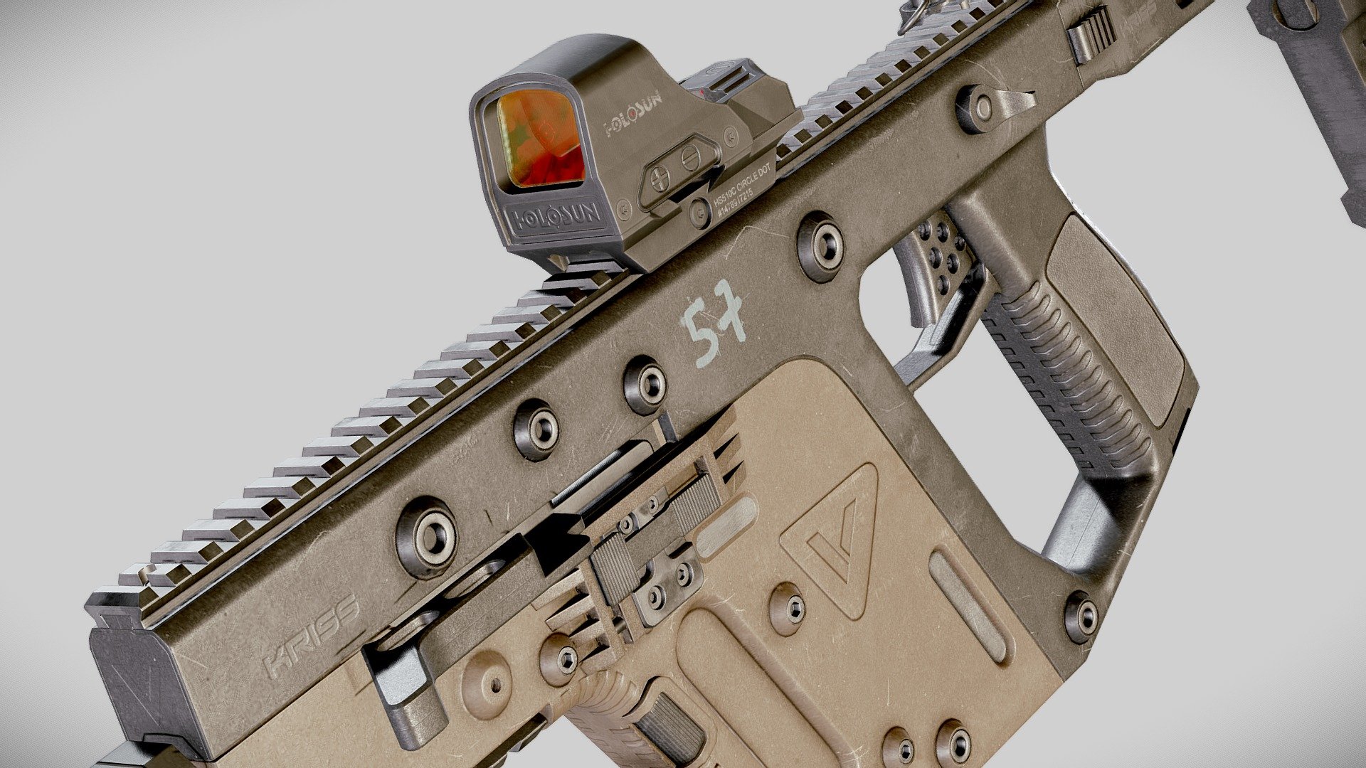 KRISS Vector | Game-Ready 3D Gun Model (PBR) - 3D model by Lulustucru_u ...