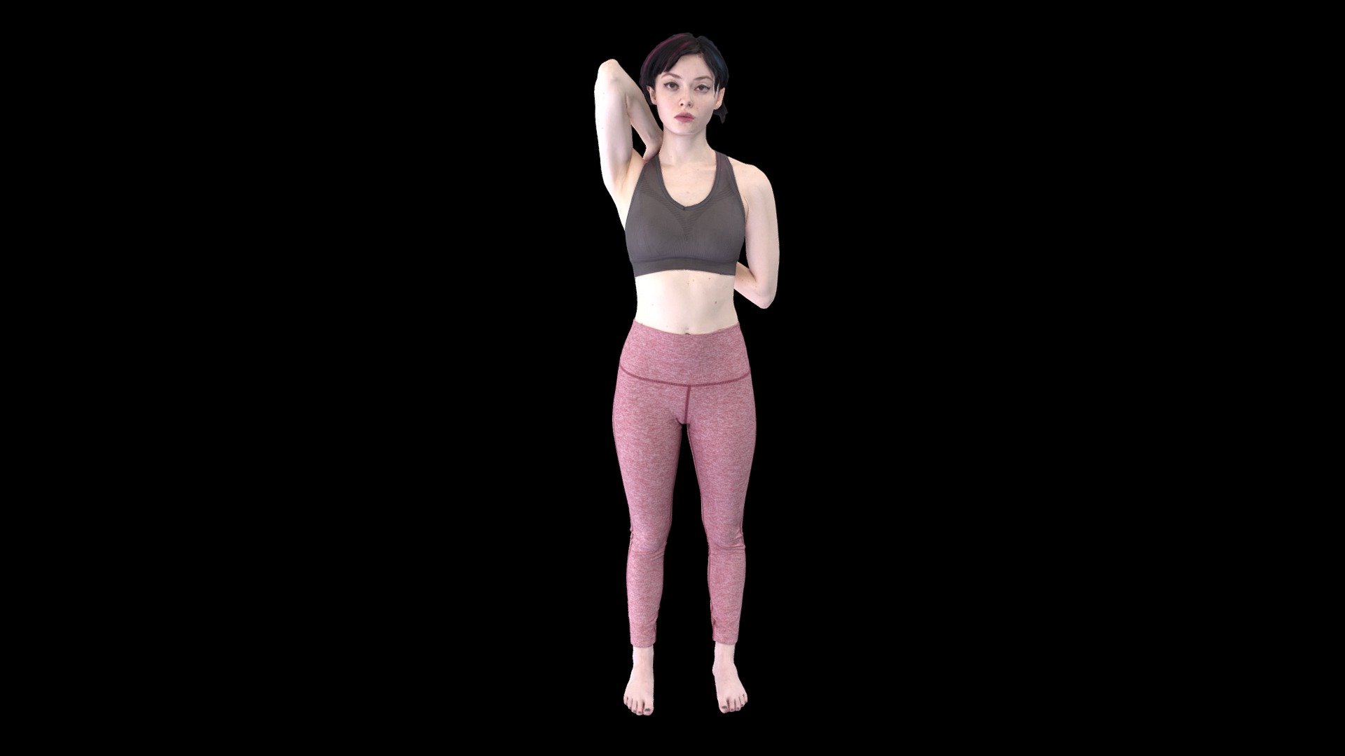 Female Scan - Amy Stretching Pose 20 - Buy Royalty Free 3D model by ...