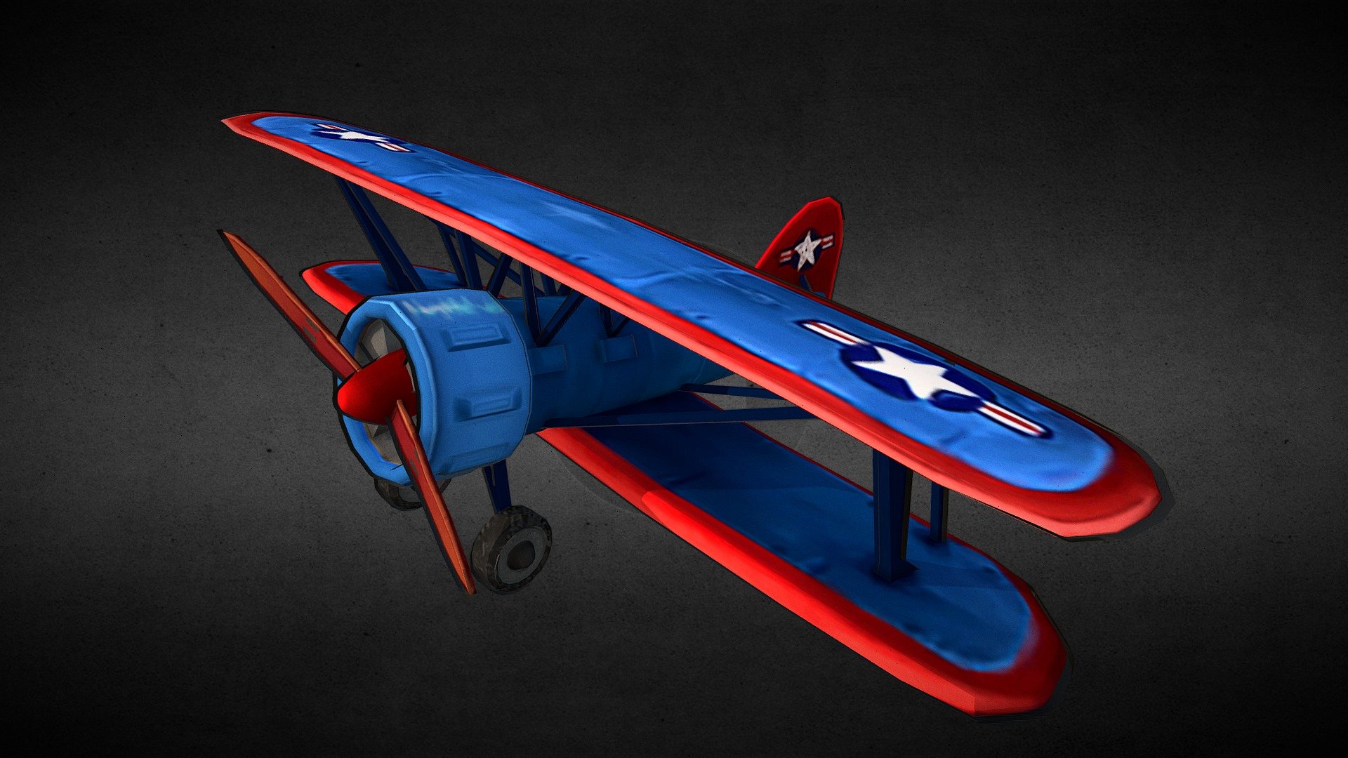The Flying Circus - Stylized Plane - 3D model by Sofia Skeva ...