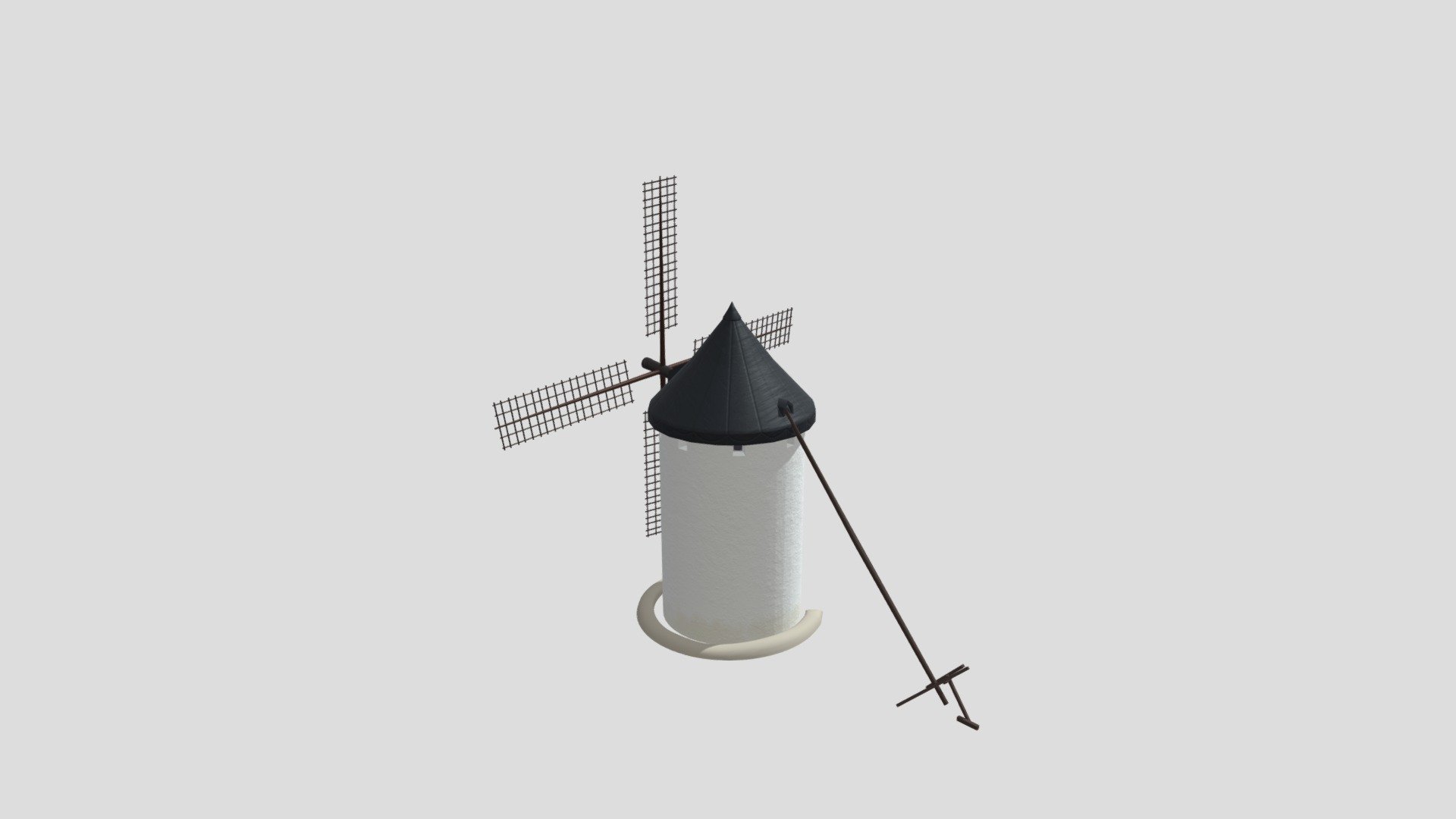 Spanish Windmill - 3D model by thomas.d9 [720da84] - Sketchfab