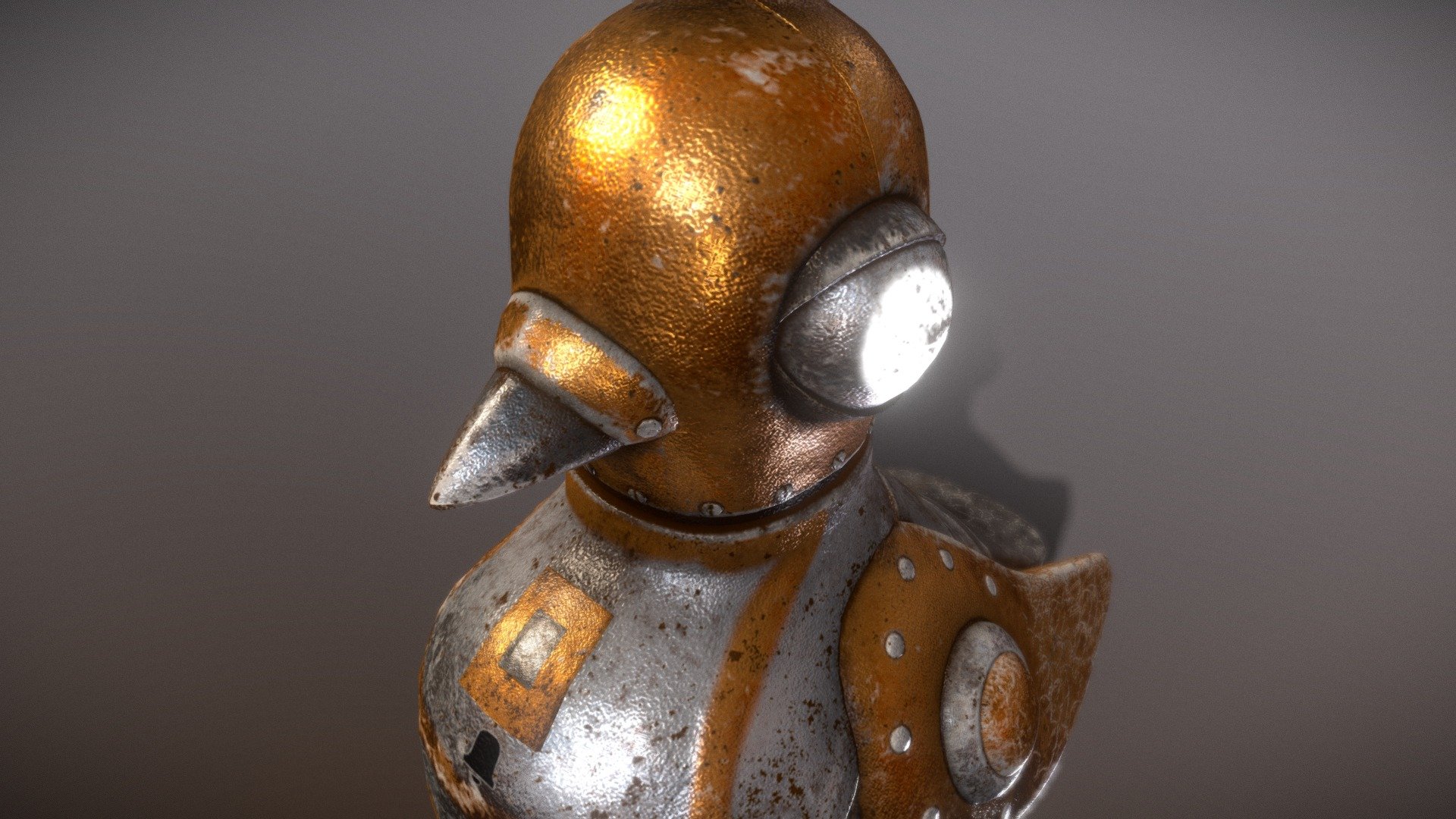 Old Robotic Pigeon - 3D model by o_.kmi._o [720deaa] - Sketchfab