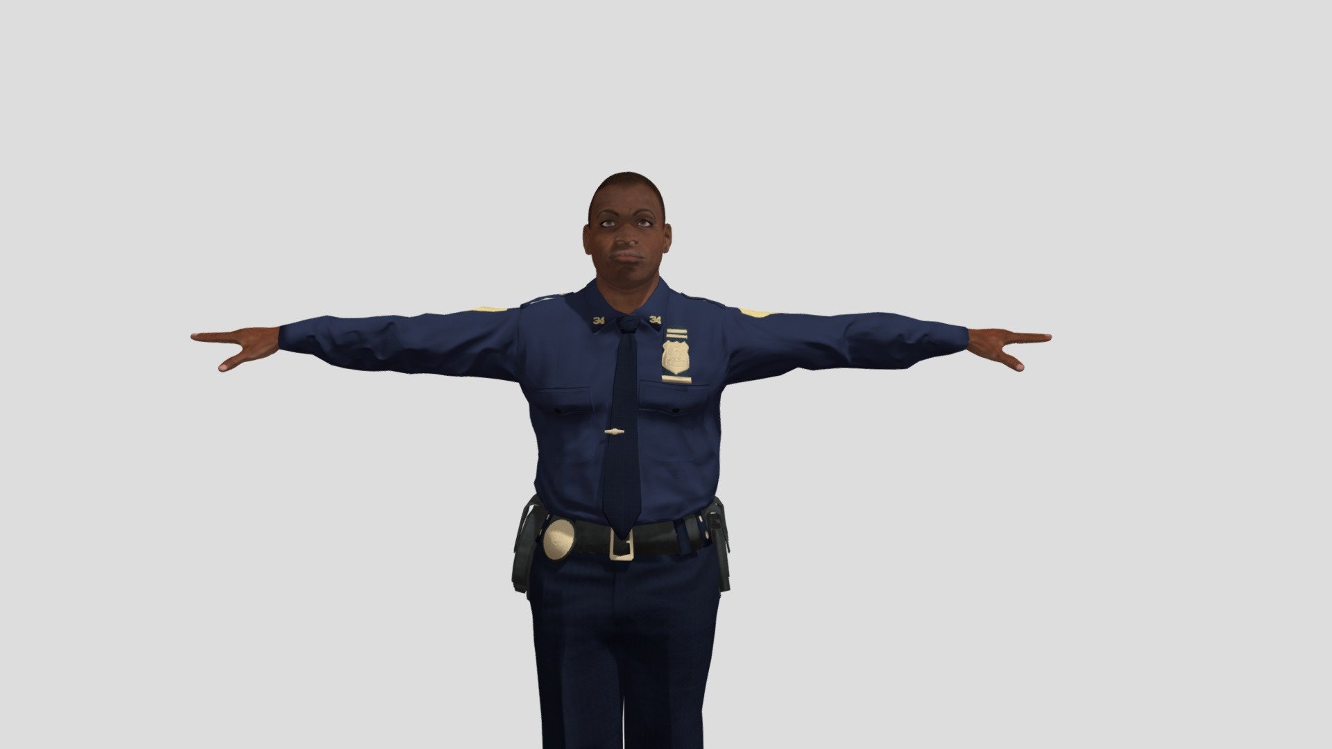 PoliceMan - Download Free 3D model by klrxyz [7211013] - Sketchfab