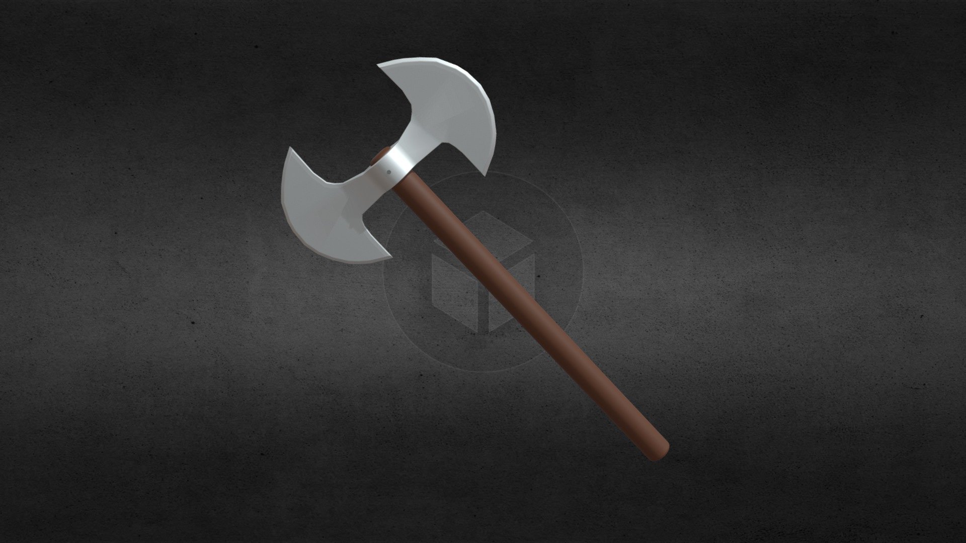 Double Edge Axe - 3D model by Nicole Grant (@KyuubiNicole) [7211cd1 ...