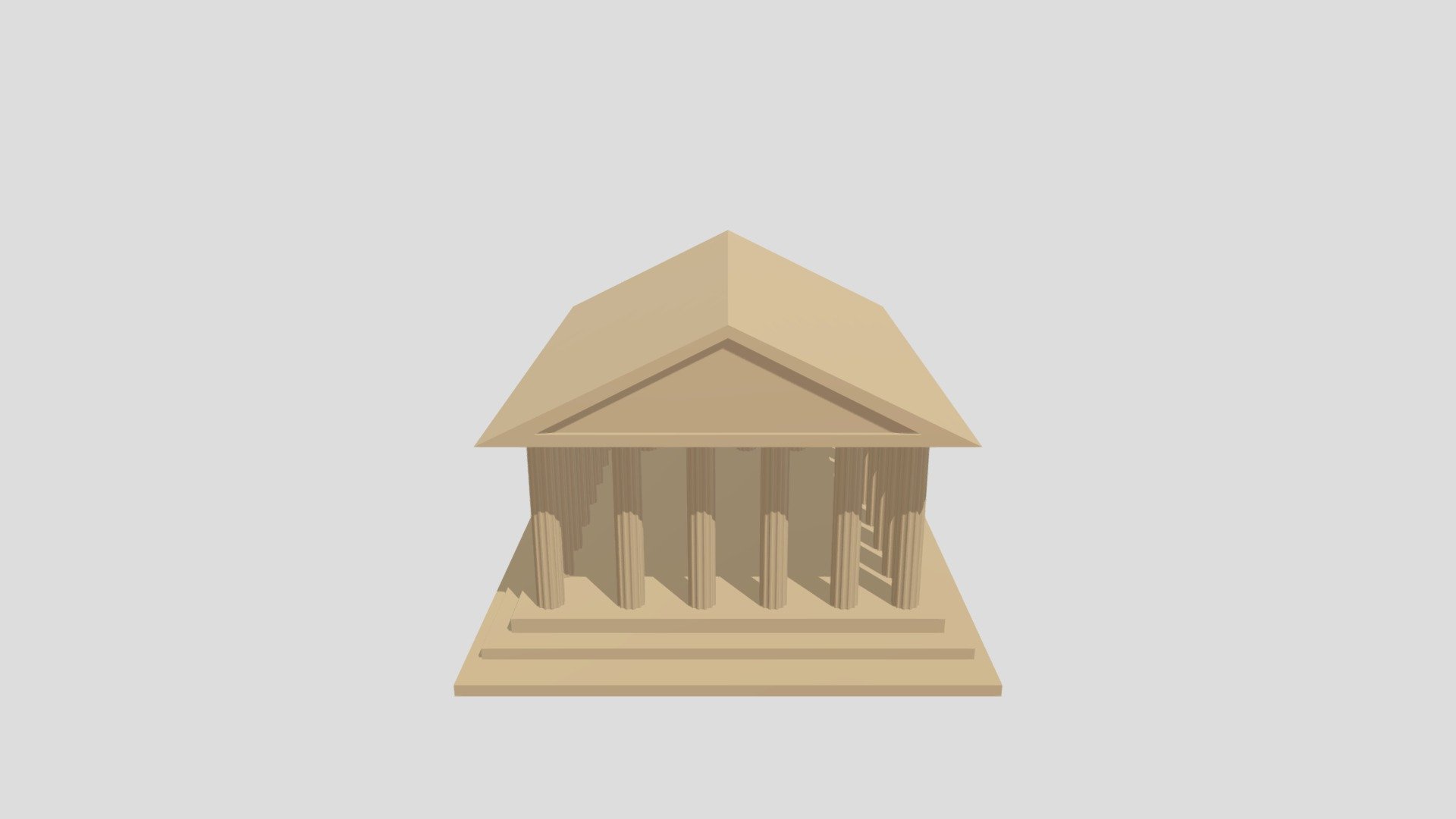 Partenone - Download Free 3D model by emilia.sera [72128ed] - Sketchfab