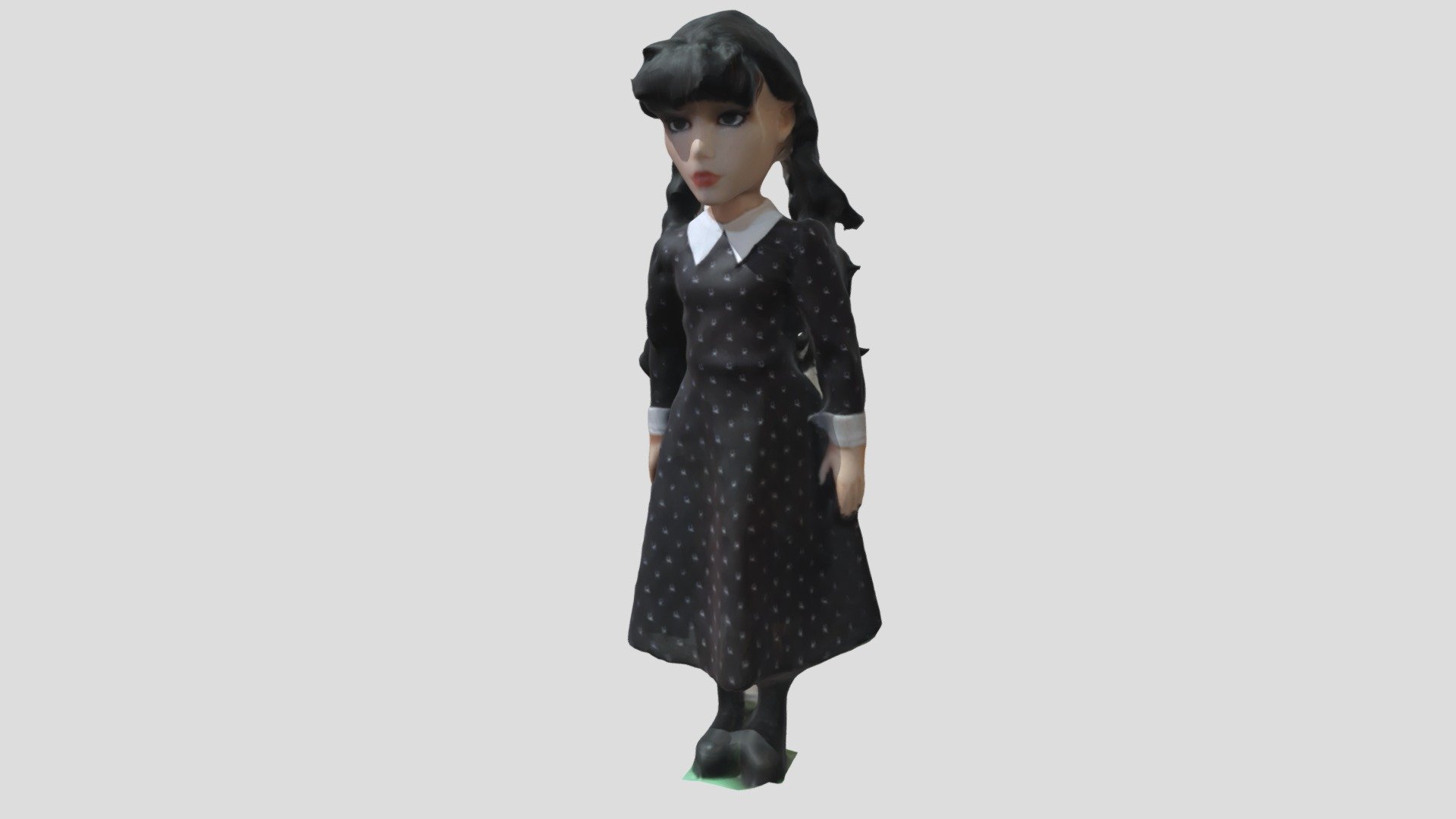 Wednesday Addams - Wandinha - Download Free 3D model by RomanSn ...