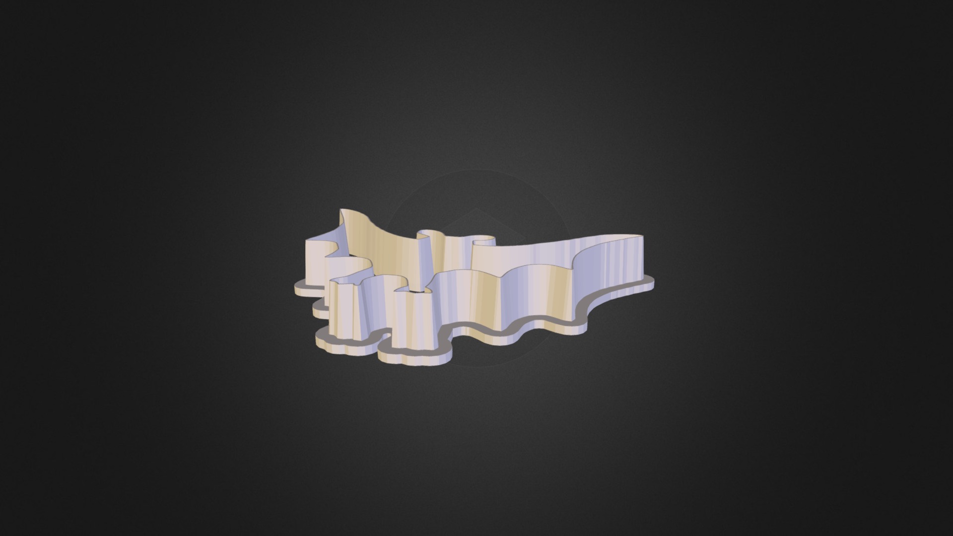 Bat - Halloween Cookie Cutter Bat / Fledermaus - 3D model by ...