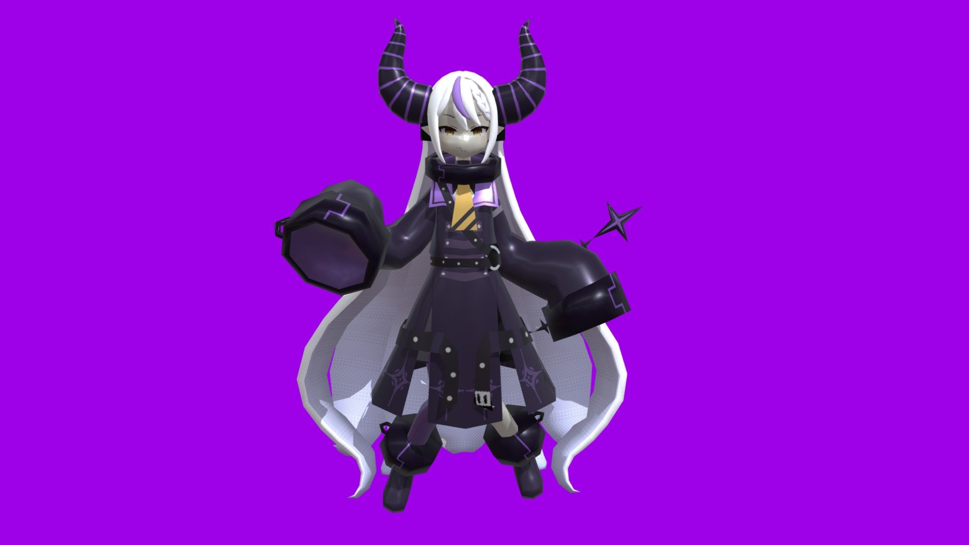 Anime girl Mage - Download Free 3D model by darknessvoid403 [721777e ...