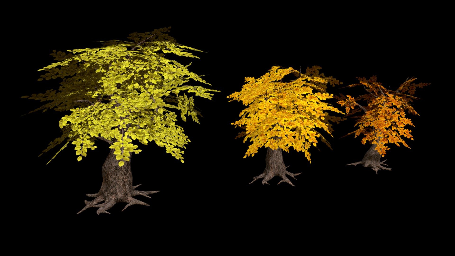 Trees - 3D model by Ge_henna [721948b] - Sketchfab