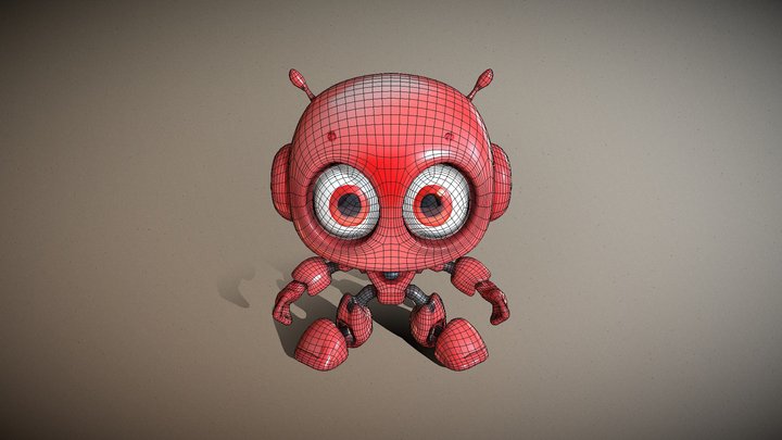 Cute-robot 3D models - Sketchfab