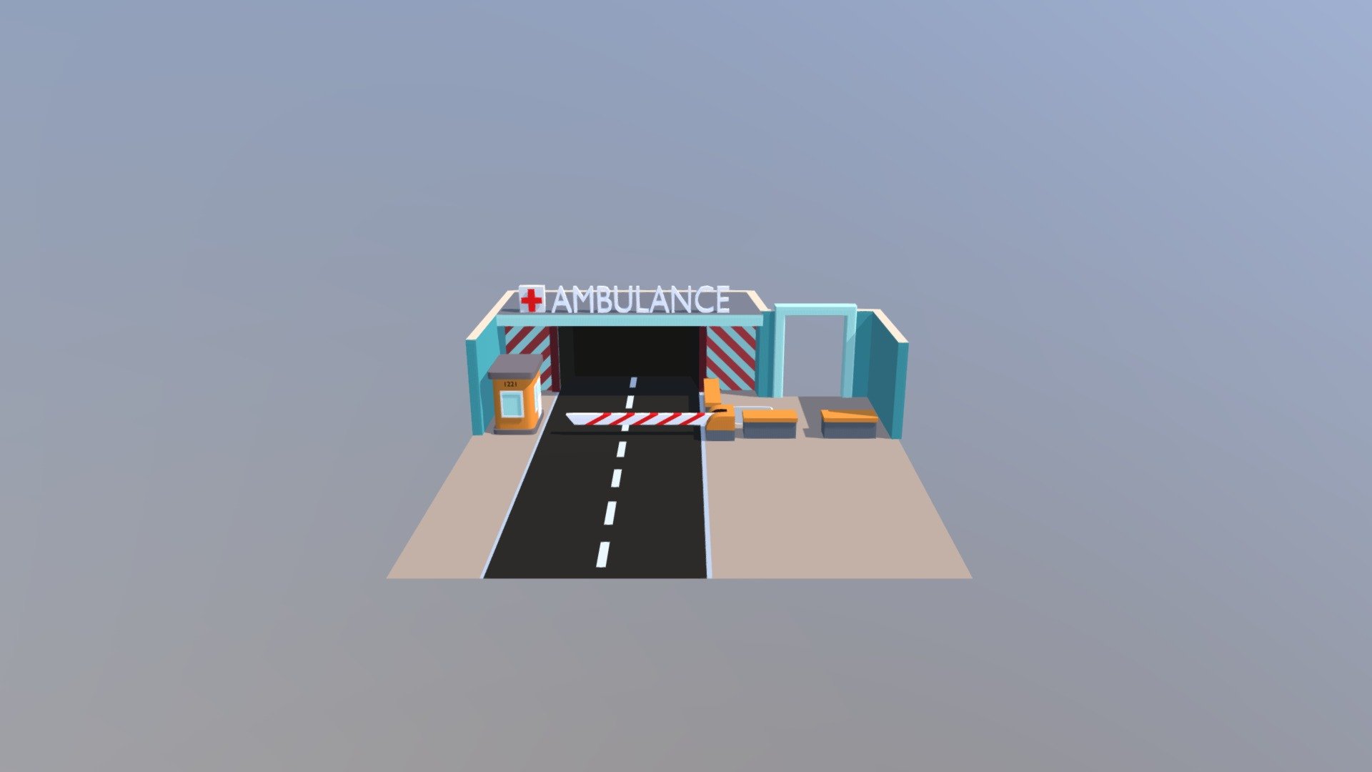 Parking - 3D model by CC (@ccsf) [721cfe3] - Sketchfab