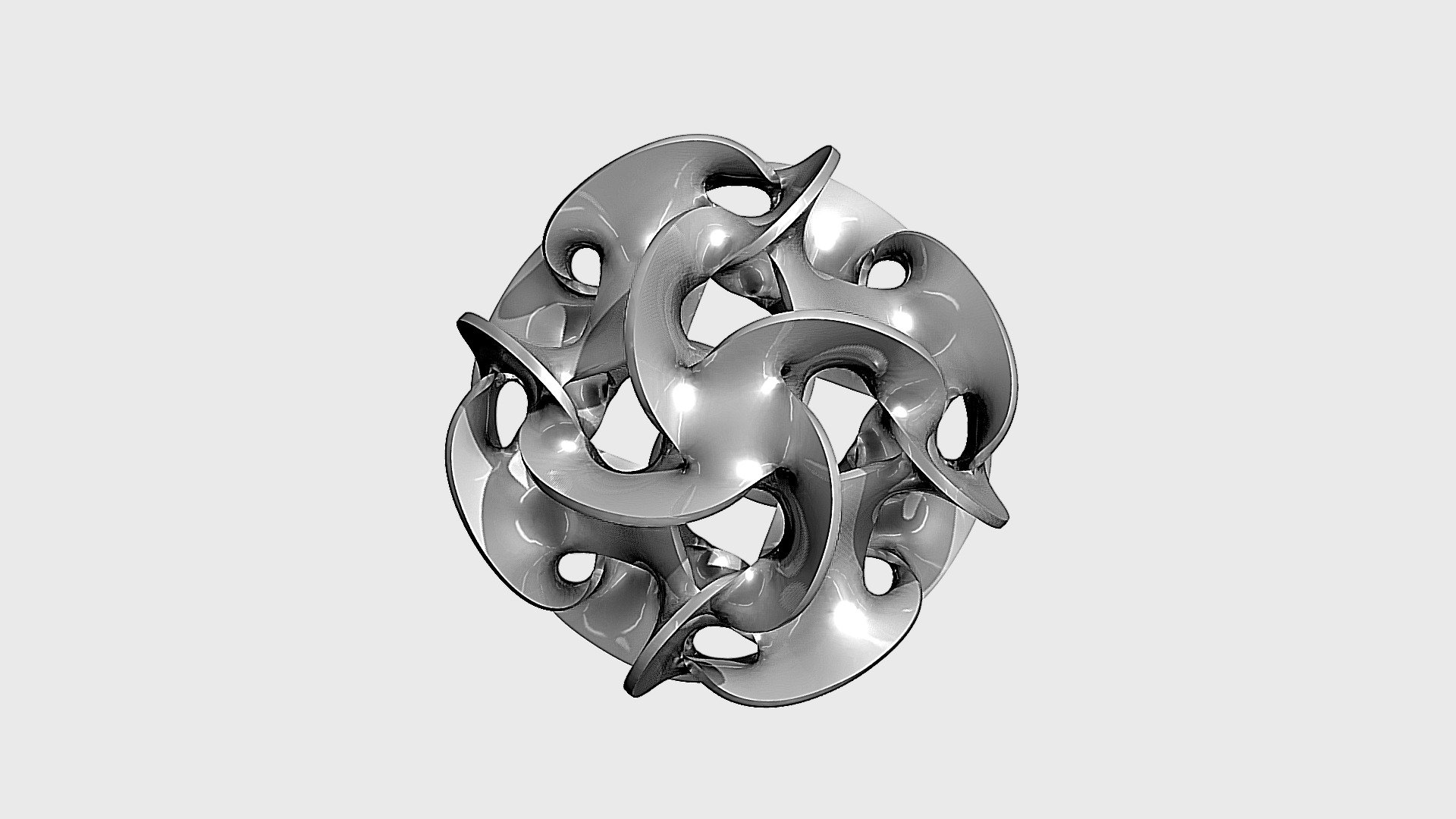 cubic_torus_knot_P3Q4 - 3D model by lonlydrxx (@weiyiwang) [721d3db ...