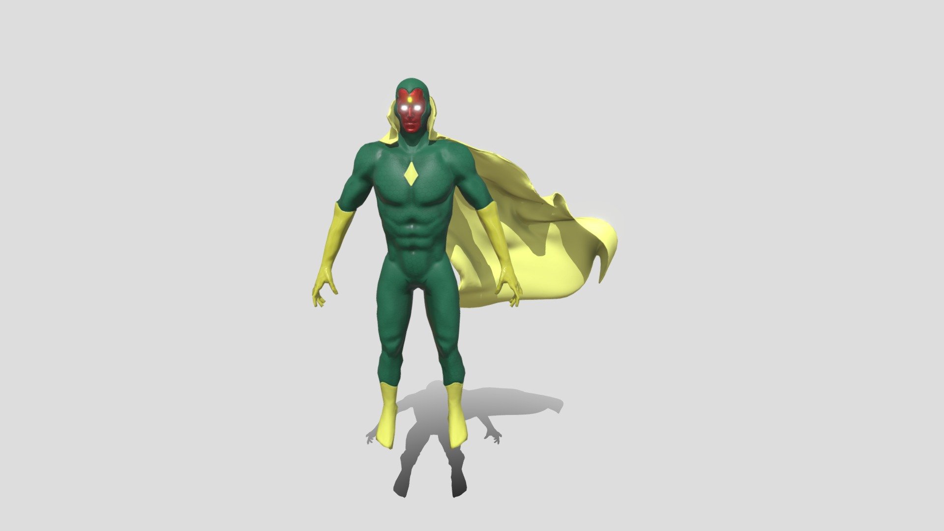 The Vision - 3D model by Jack Teviotdale (@CoolBoyArt) [721db0e ...