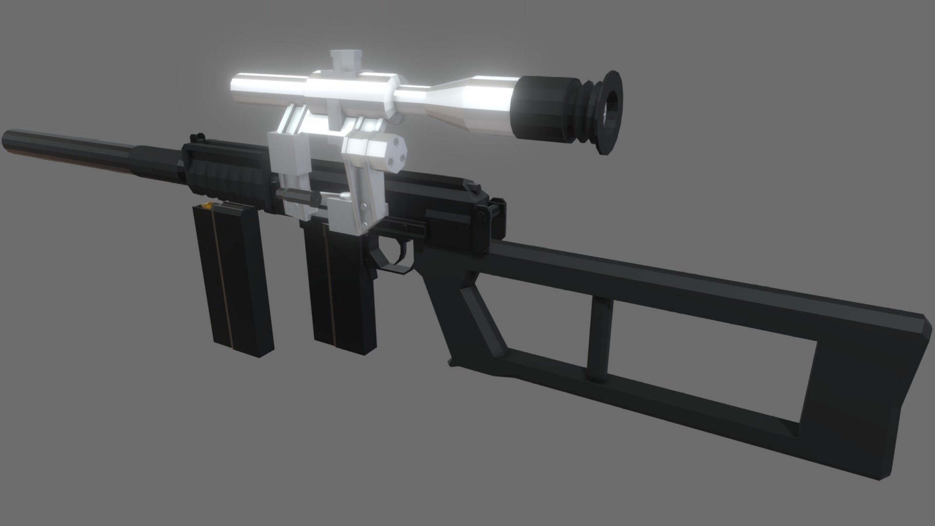 low-poly VSK-94 - Download Free 3D model by D_U (@DU1701) [721dbc1 ...
