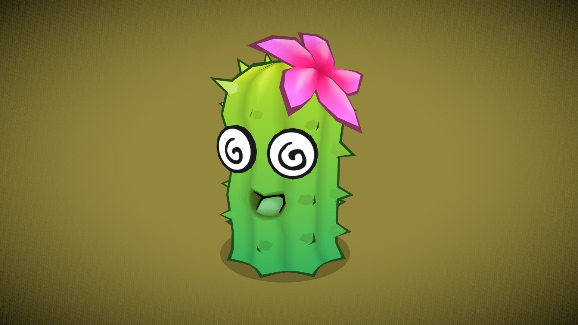 Confused Cactus - 3D model by Faithtoken [721e2ce] - Sketchfab