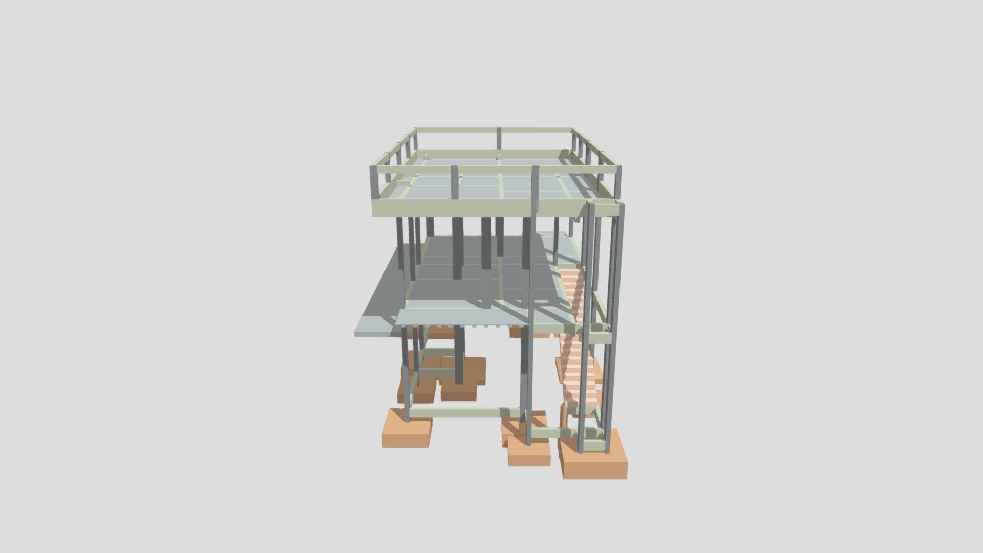 PORTICO 3D1 - 3D model by Eng.Rafael.De.Araujo [721e5de] - Sketchfab