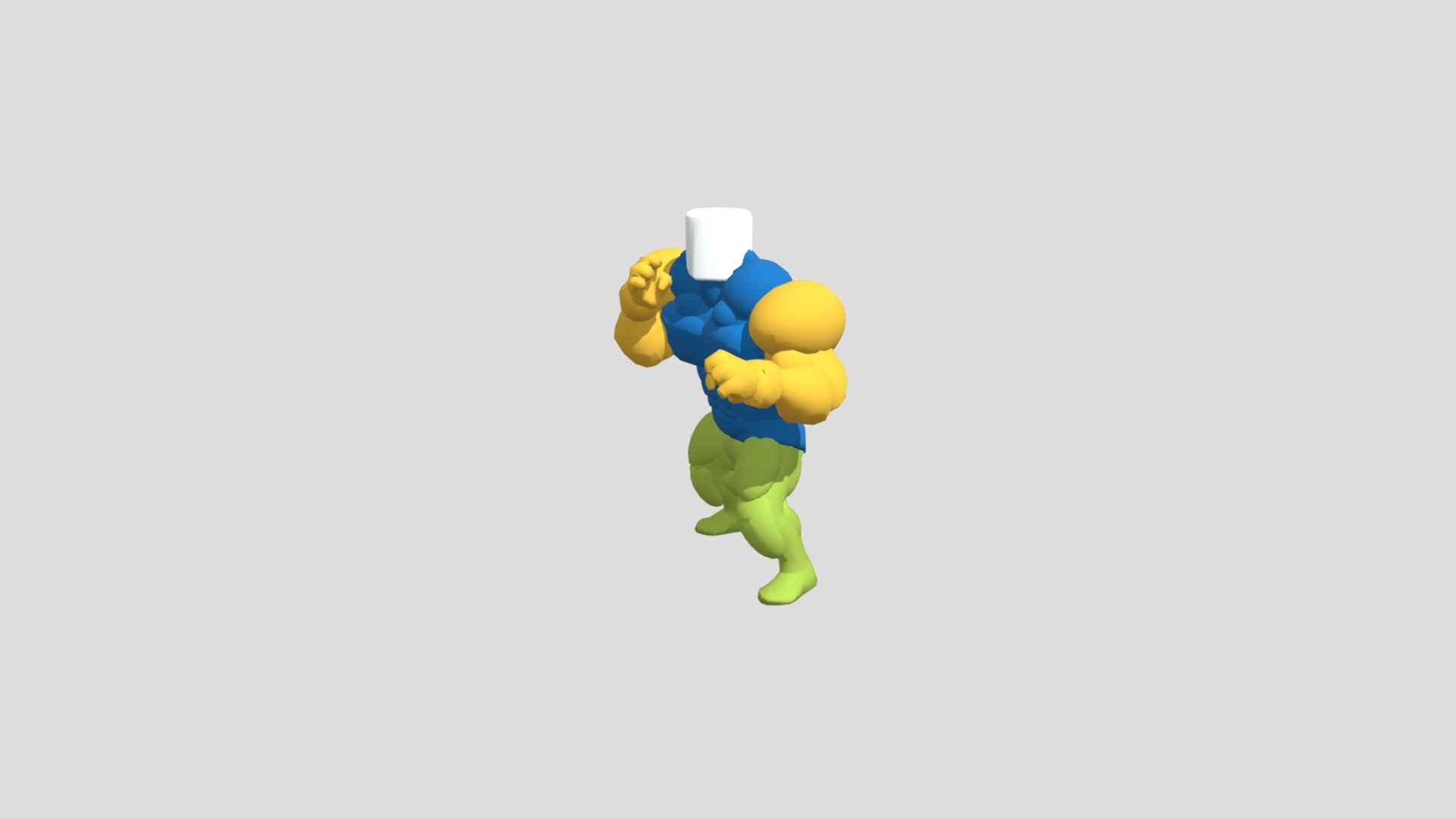 Noob Roblox 3d Model By Noahbabbs [721fa0f] Sketchfab