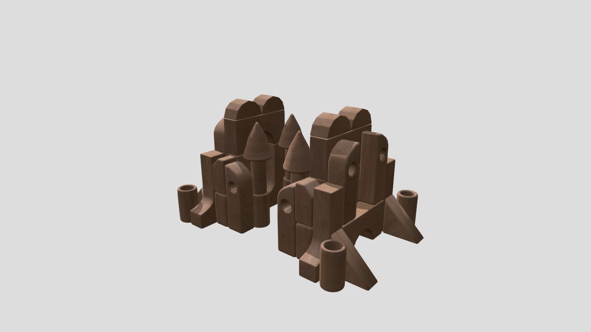 Advanced Block Castle - Download Free 3D model by daltonwdaily [721fbe6 ...