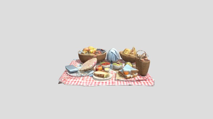 Picnic-setup 3D models - Sketchfab