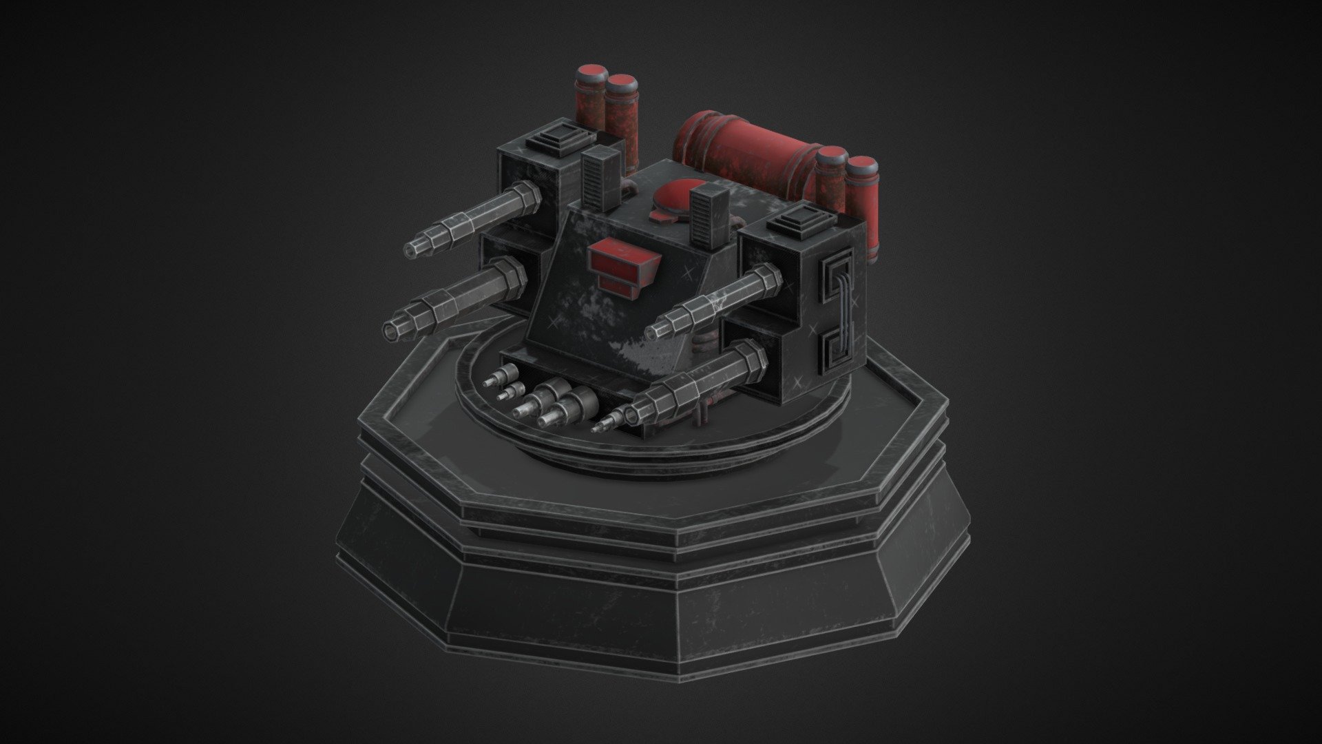 Stylized Turret 02 - Download Free 3D model by Lymite [72205d4] - Sketchfab