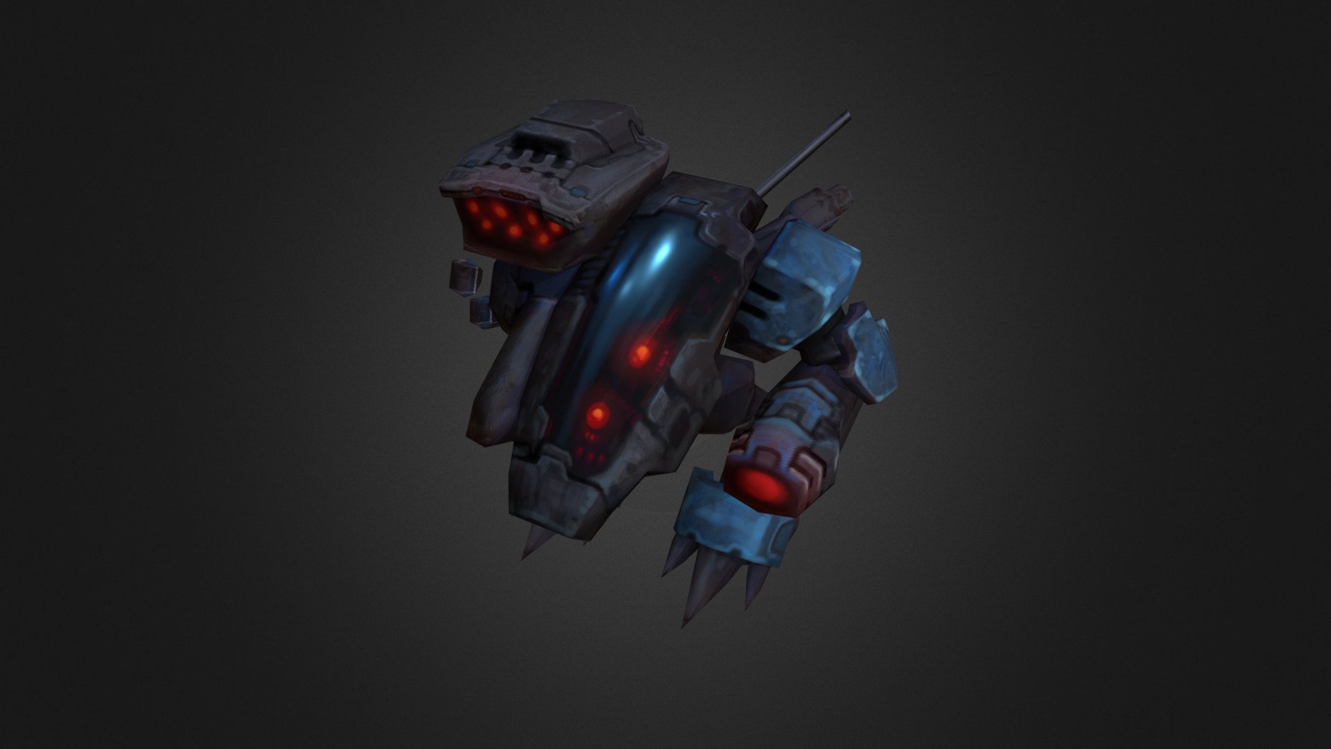 Mech - mobile game asset - 3D model by Ben Hosac Art (@benhosac.art ...